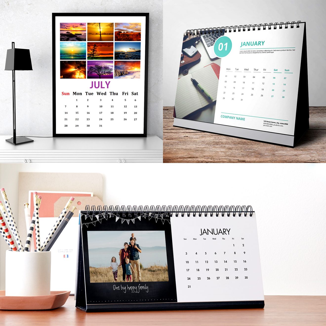 Same Day Calendars Printing Edinburgh